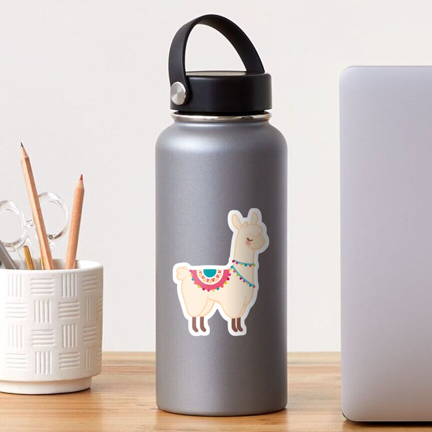 "Llama" Sticker for Sale by scribble-monkey | Redbubble