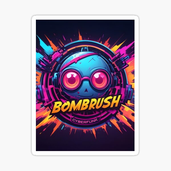 "bomb rush cyberfunk Robot" Sticker for Sale by ARTSBOOK | Redbubble
