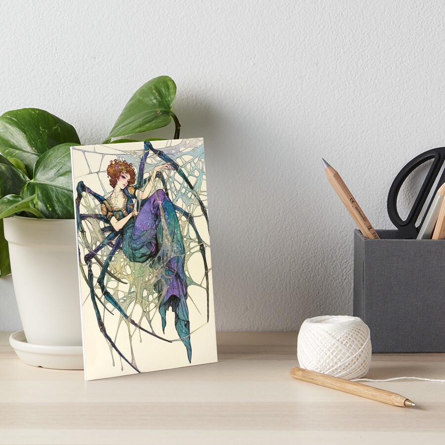 "Spider lady " Sticker for Sale by katiafish | Redbubble