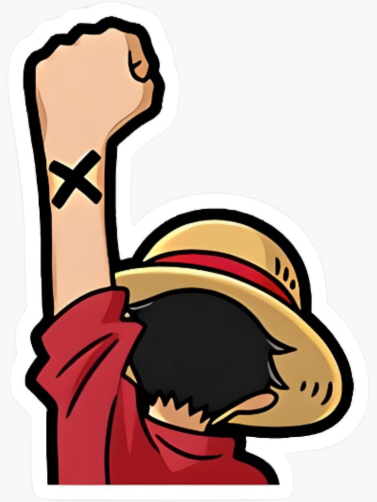 "Luffy" Sticker by JeeanbillSart | Redbubble