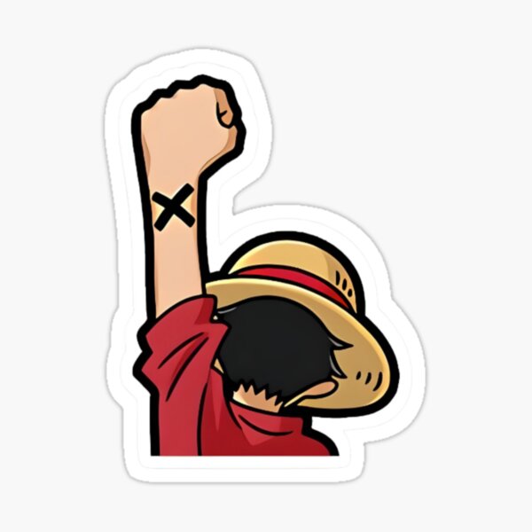 "Luffy" Sticker by JeeanbillSart | Redbubble