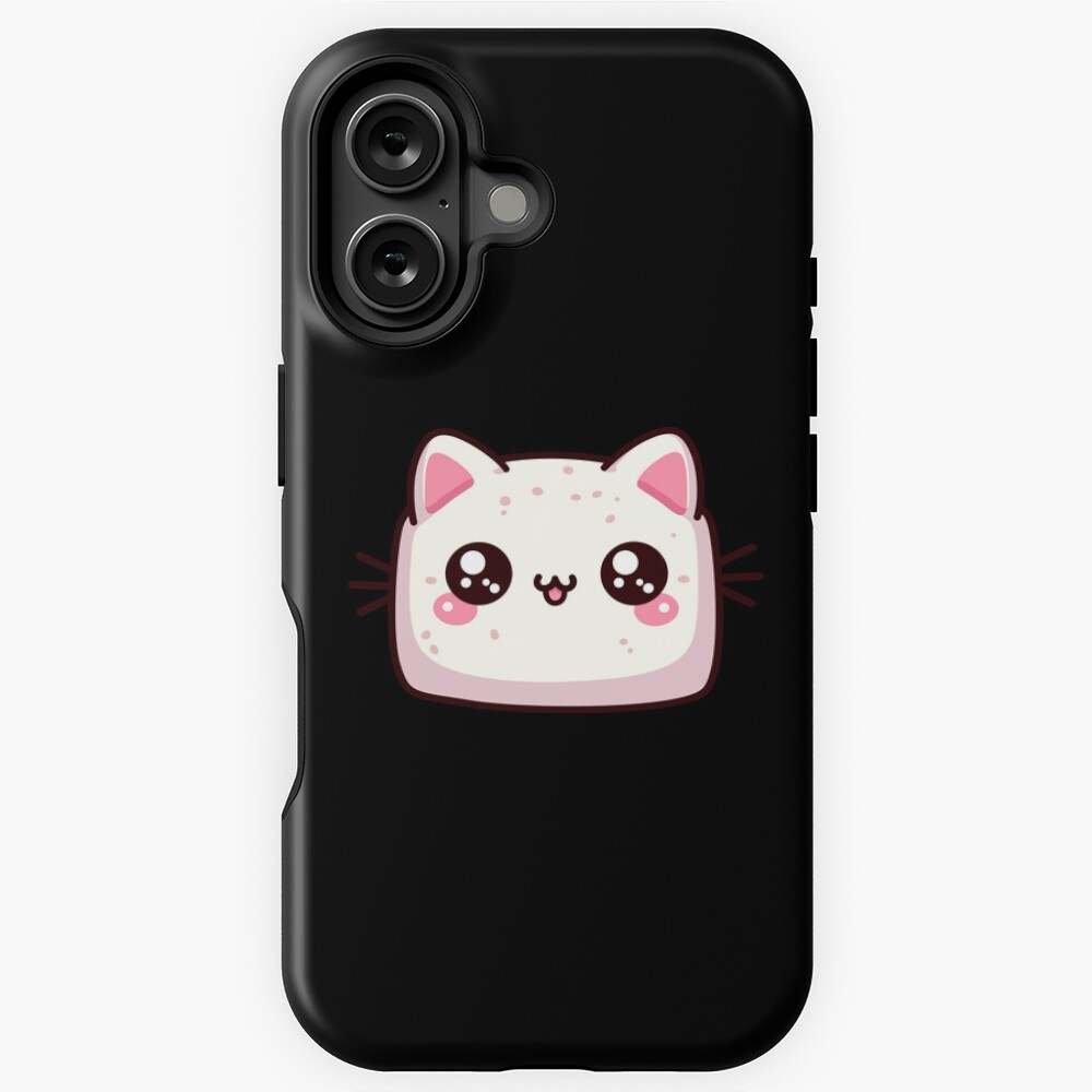 "Marshmallow Cat Cute" Sticker for Sale by Delidream | Redbubble
