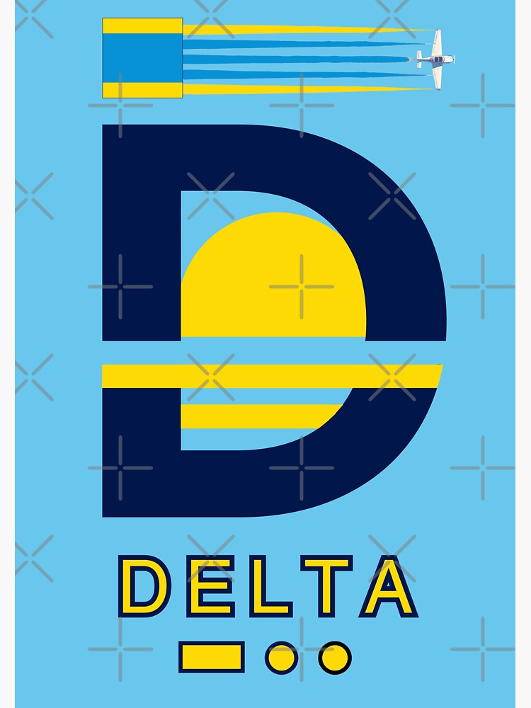 "DELTA: Letter D in Morse Code, NATO Phonetic Alphabet, Maritime Signal ...