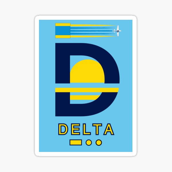 "DELTA: Letter D in Morse Code, NATO Phonetic Alphabet, Maritime Signal ...