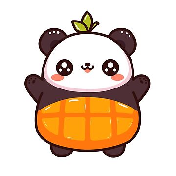 "Mango Panda" Sticker for Sale by Delidream | Redbubble