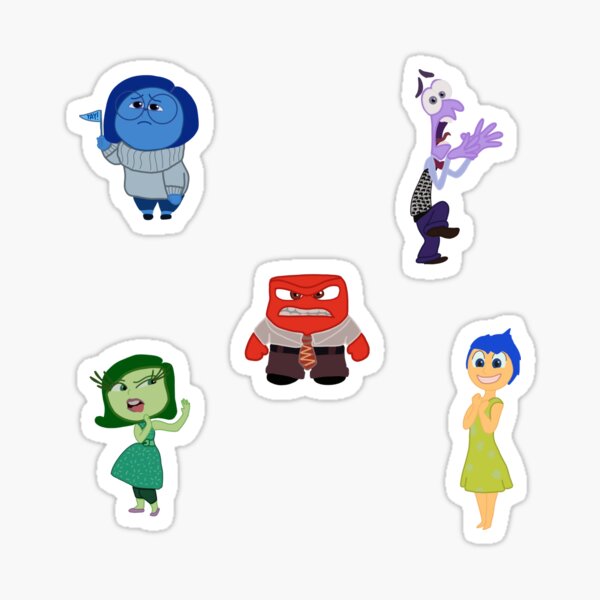 Sticker for Sale mit "Inside-Out-Emotionen gesetzt" von xoxodesignsxoxo ...