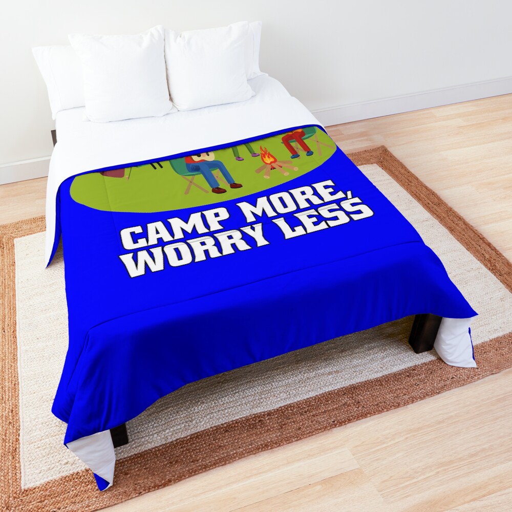 "Happy Camping Camper Design Camp More, Worry Less Camping " Poster for ...