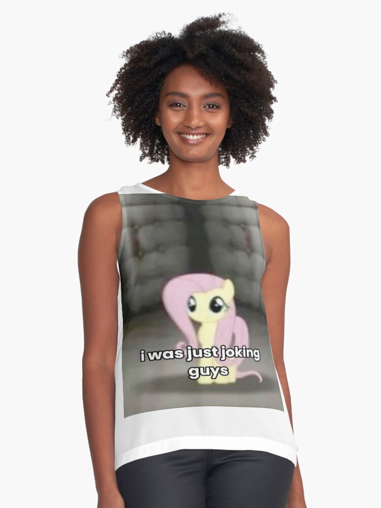 "Fluttershy Mental Asylum Meme" Sticker for Sale by Luezoide | Redbubble