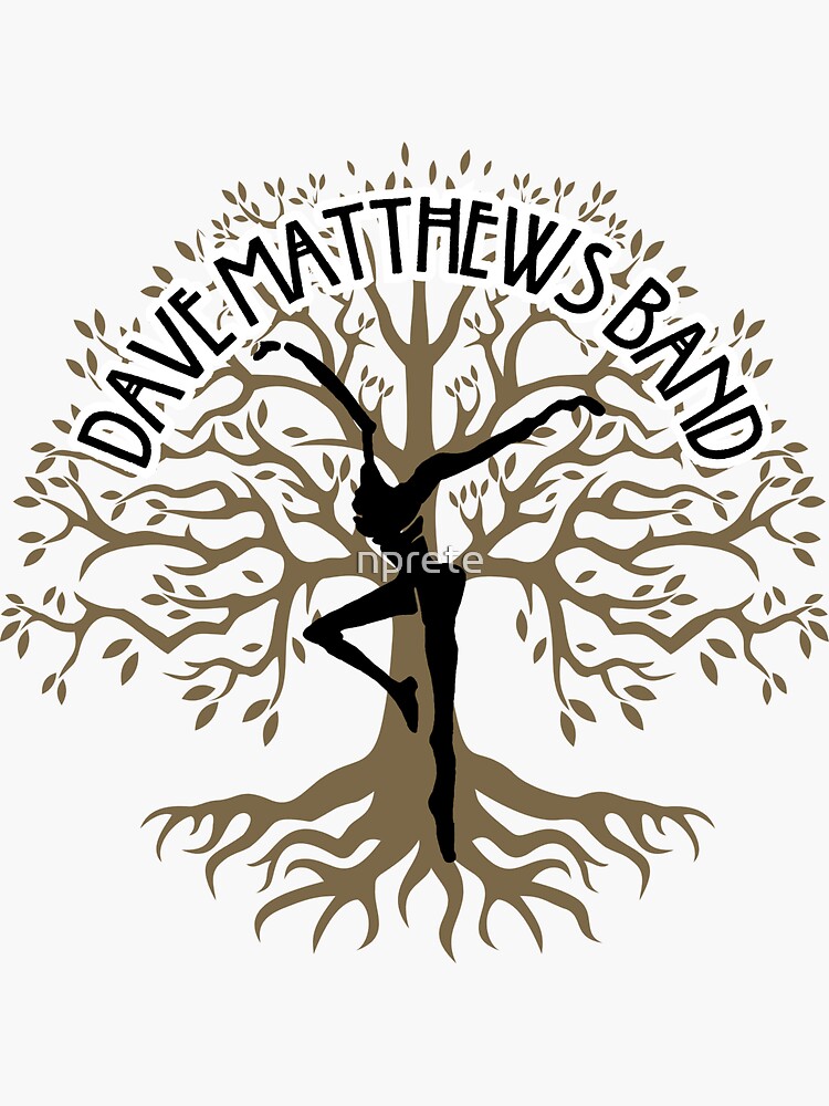 "DMB Fire Dancer Tree of Life Brown" Sticker for Sale by nprete | Redbubble