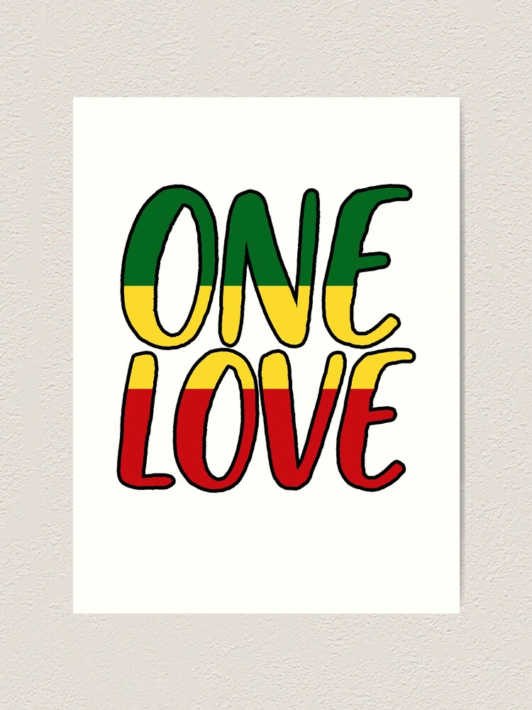 "One Love Rasta | Rasta Jamaica Weed" Art Print by RoadRescuer | Redbubble