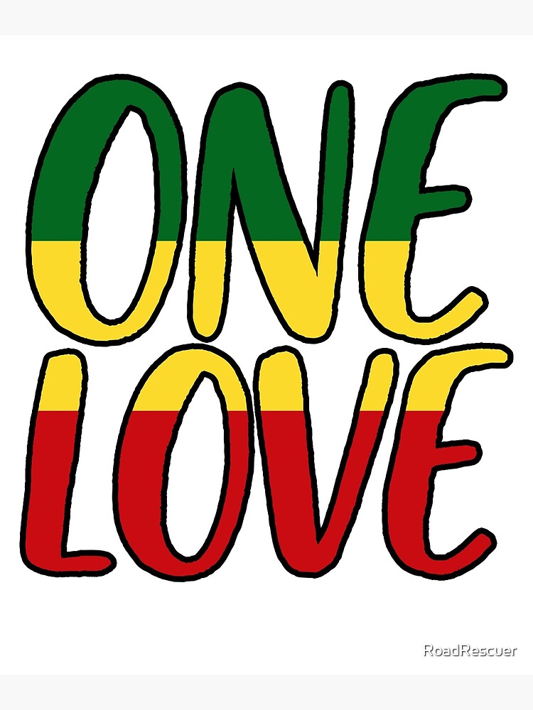 "One Love Rasta | Rasta Jamaica Weed" Art Print by RoadRescuer | Redbubble