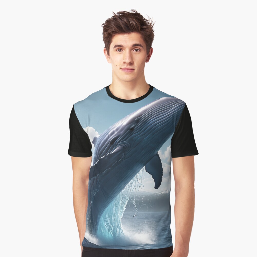 "Blue Whale Breaching " Sticker for Sale by SublimeMusings | Redbubble