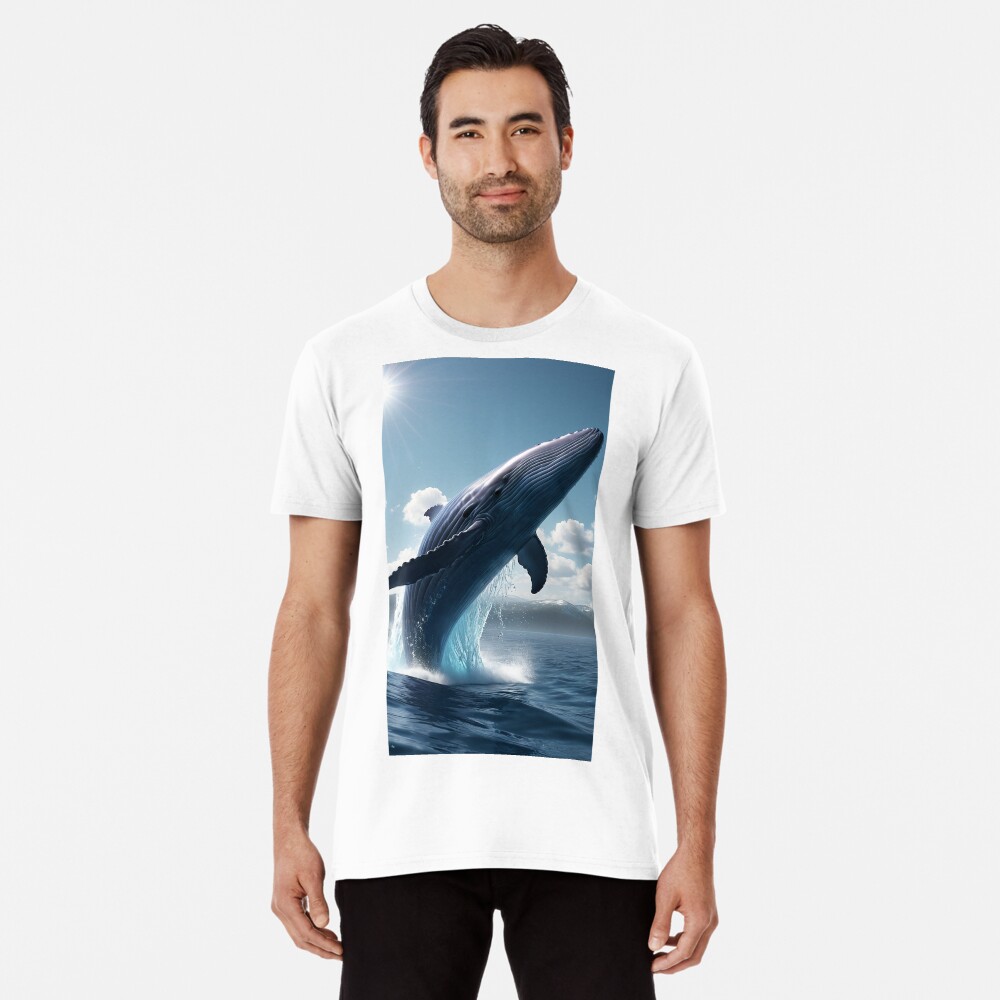 "Blue Whale Breaching " Sticker for Sale by SublimeMusings | Redbubble
