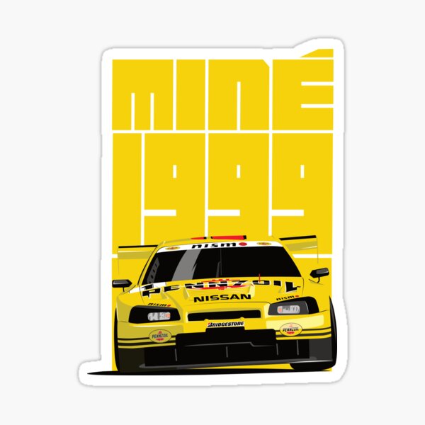 "Nissan Skyline GTR R34" Sticker for Sale by 8800ag | Redbubble