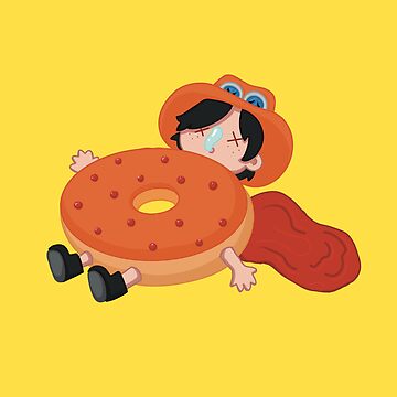 "Donut Portgas D. Ace" Sticker for Sale by booknerdindy | Redbubble