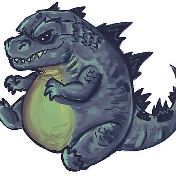 "Cute Godzilla" Sticker for Sale by kaijuuniverse | Redbubble
