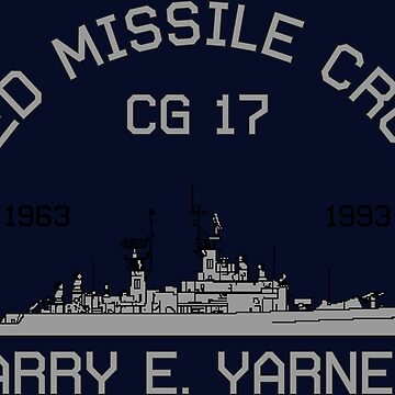 "USS HARRY E. YARNELL" Sticker for Sale by Pangek | Redbubble