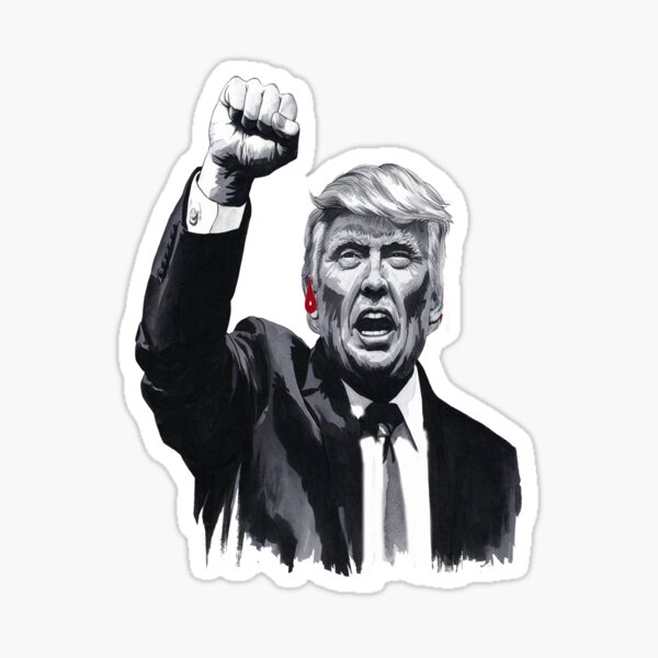 "Donald Trump Assassination attempt 2024 " Sticker for Sale by ...