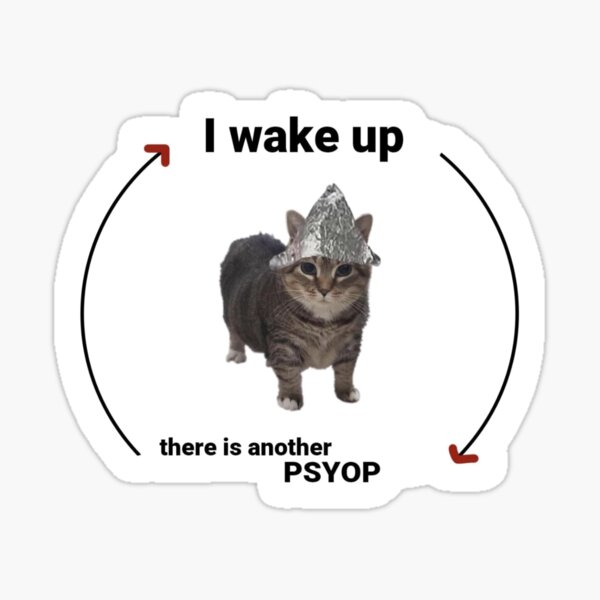 "there is another psyop" Sticker for Sale by Sterophonick | Redbubble