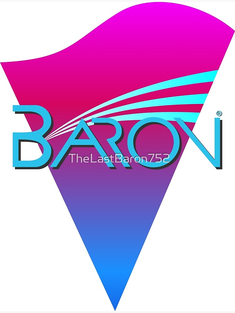 "Baron Vaporwave Triangle" Poster by TheLastBaron752 | Redbubble
