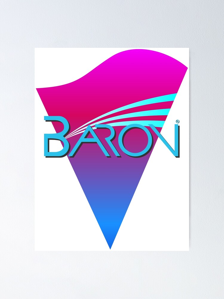 "Baron Vaporwave Triangle" Poster by TheLastBaron752 | Redbubble