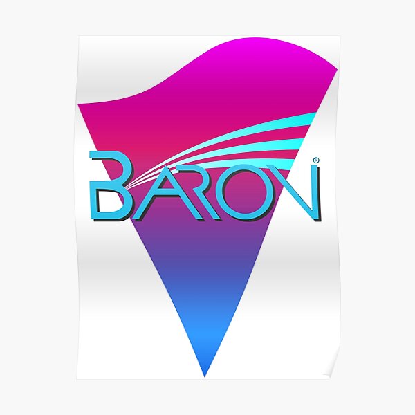 "Baron Vaporwave Triangle" Poster by TheLastBaron752 | Redbubble