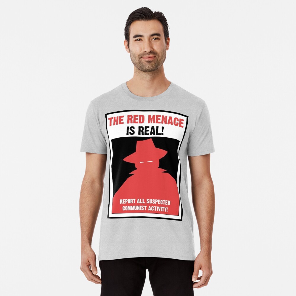 "The Red Menace Propaganda Poster" Poster for Sale by Britkek | Redbubble