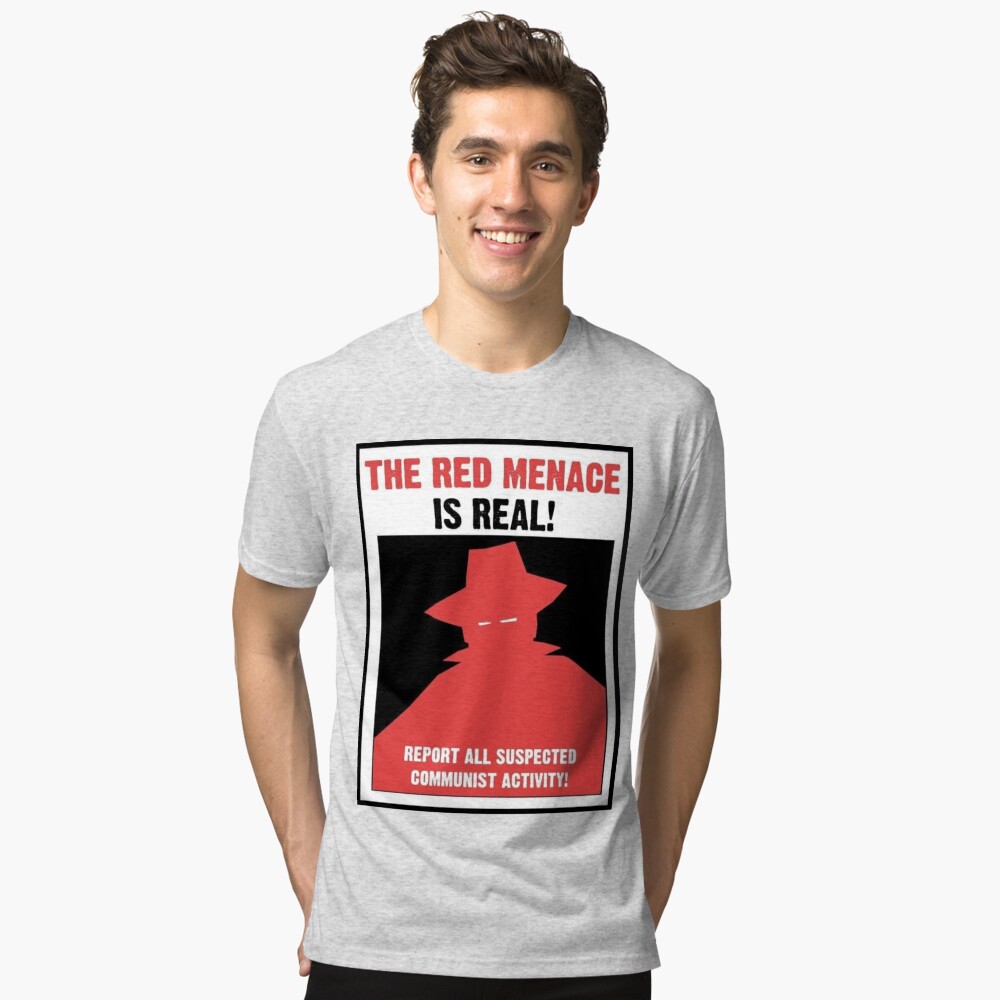 "The Red Menace Propaganda Poster" Poster for Sale by Britkek | Redbubble