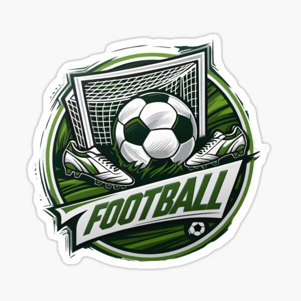 "Vintage Football Logo" Sticker by Torben2024 | Redbubble