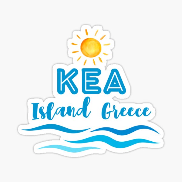 "KEA Island Greece" Sticker for Sale by BjornLundstrom | Redbubble
