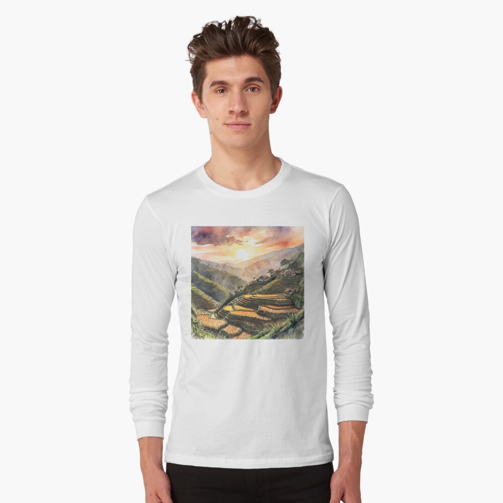 "Banaue Rice Terraces in the Philippines" Sticker for Sale by ...