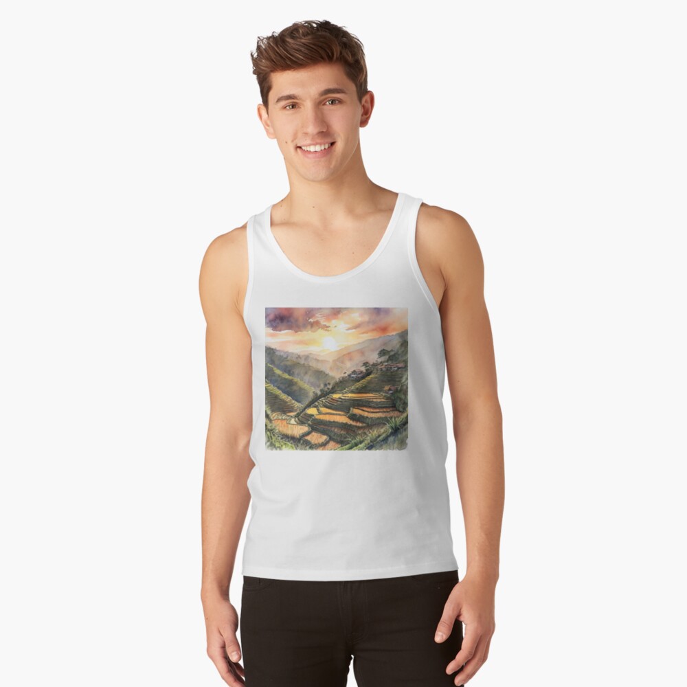 "Banaue Rice Terraces in the Philippines" Sticker for Sale by ...