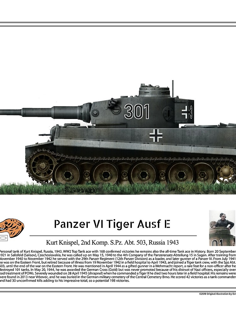 "Tiger I Ausf E - Tank Ace Kurt Knispel (Spz.Abt 503 Russia, 1943 ...