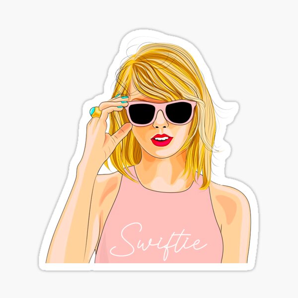 "taylor swift - swiftie" Sticker by VirginiePerez | Redbubble