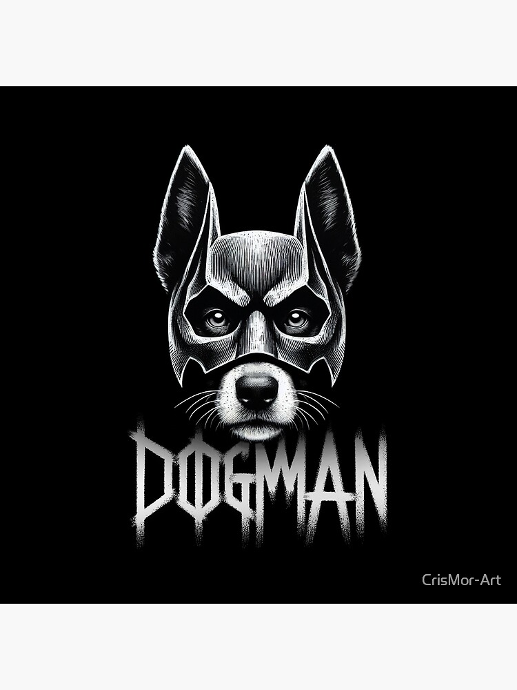 "Dogman, comic, superhero, mask, black background, cartoon, dog world ...