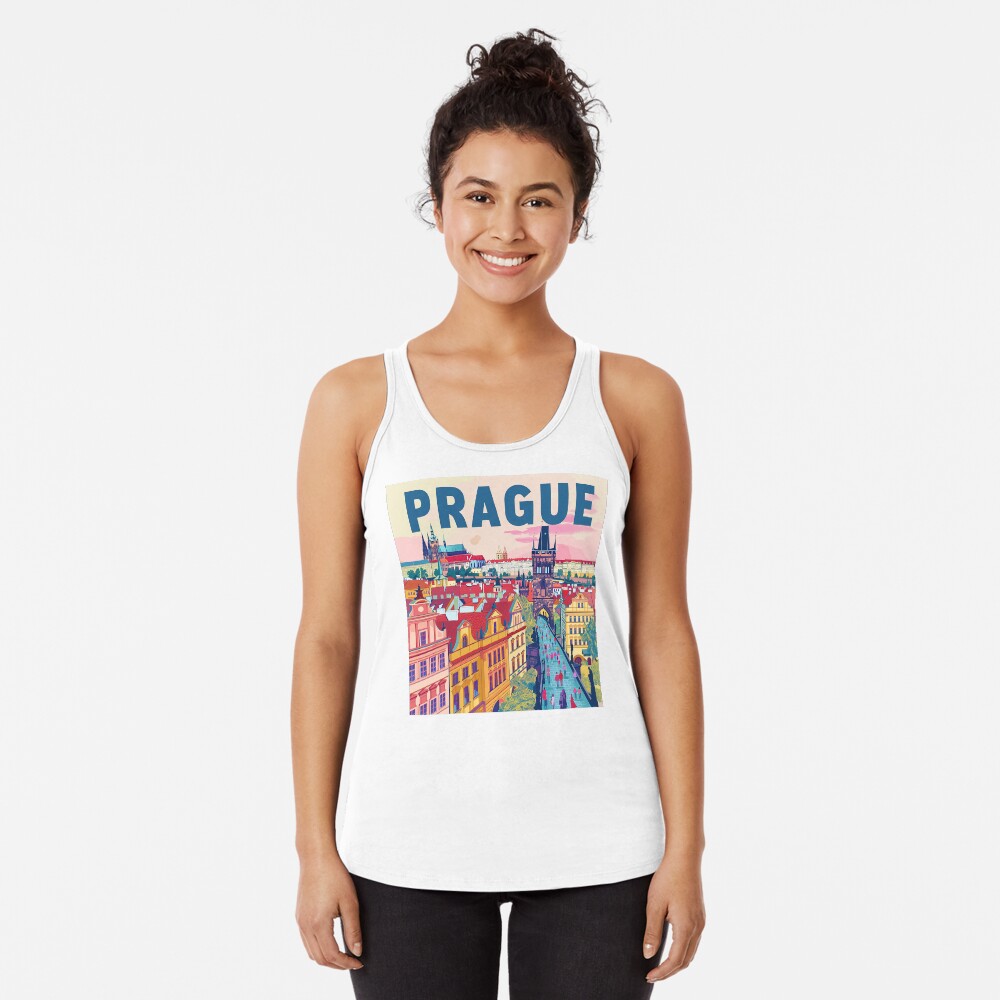 "Prague Print Prague Vector Art " Sticker for Sale by nomiraclehere ...