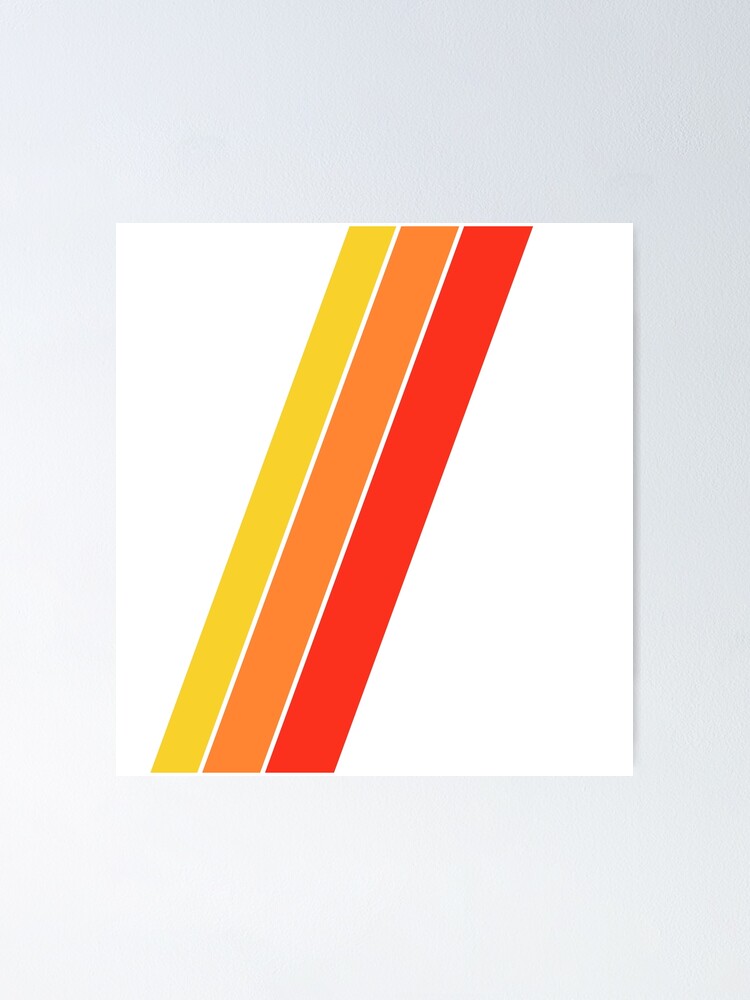 "Japanese Racing Stripes" Poster for Sale by ApexFibers | Redbubble