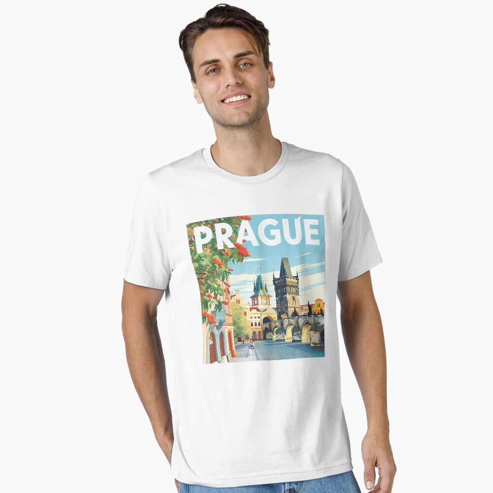 "Prague Print Prague Vector Art " Sticker for Sale by nomiraclehere ...