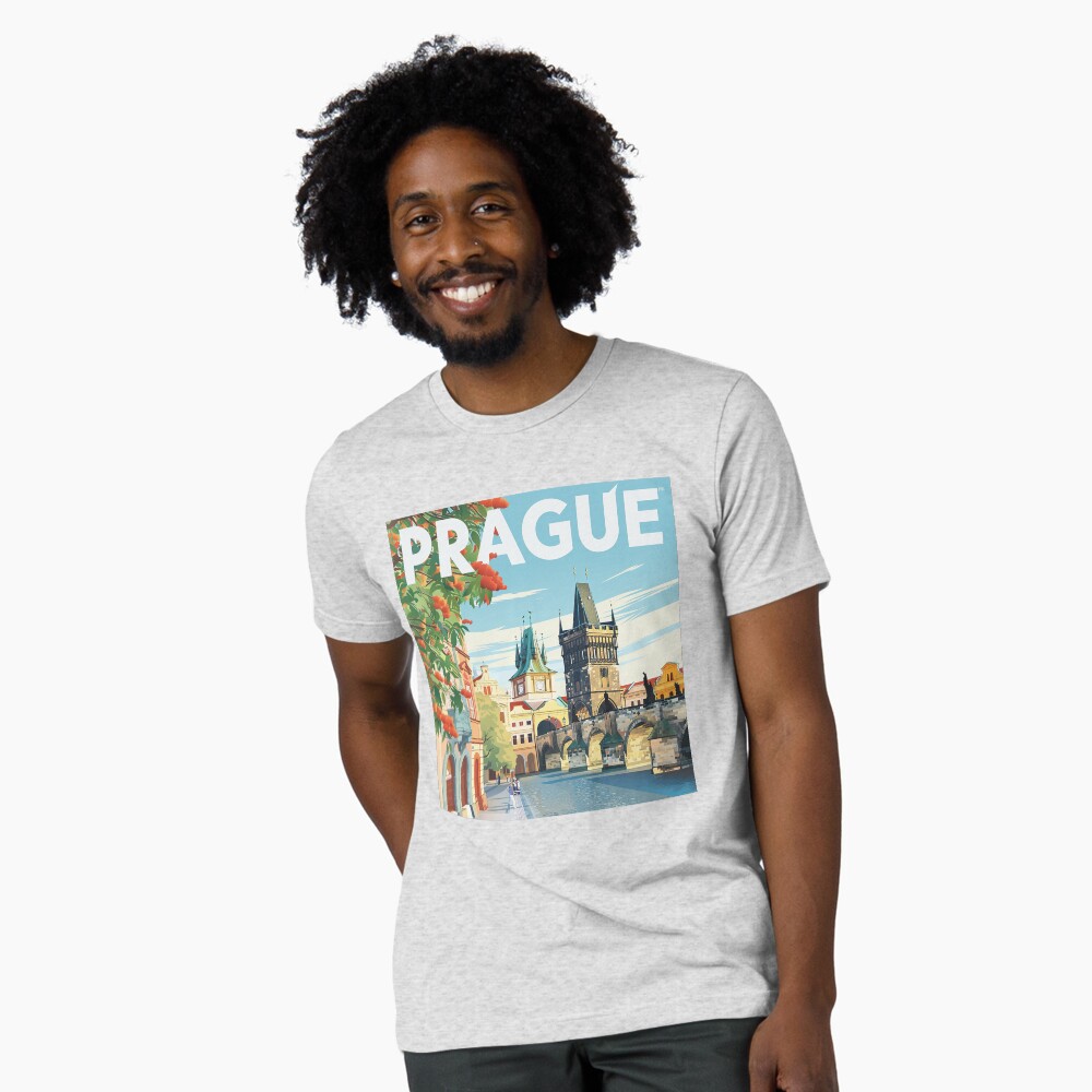 "Prague Print Prague Vector Art " Sticker for Sale by nomiraclehere ...