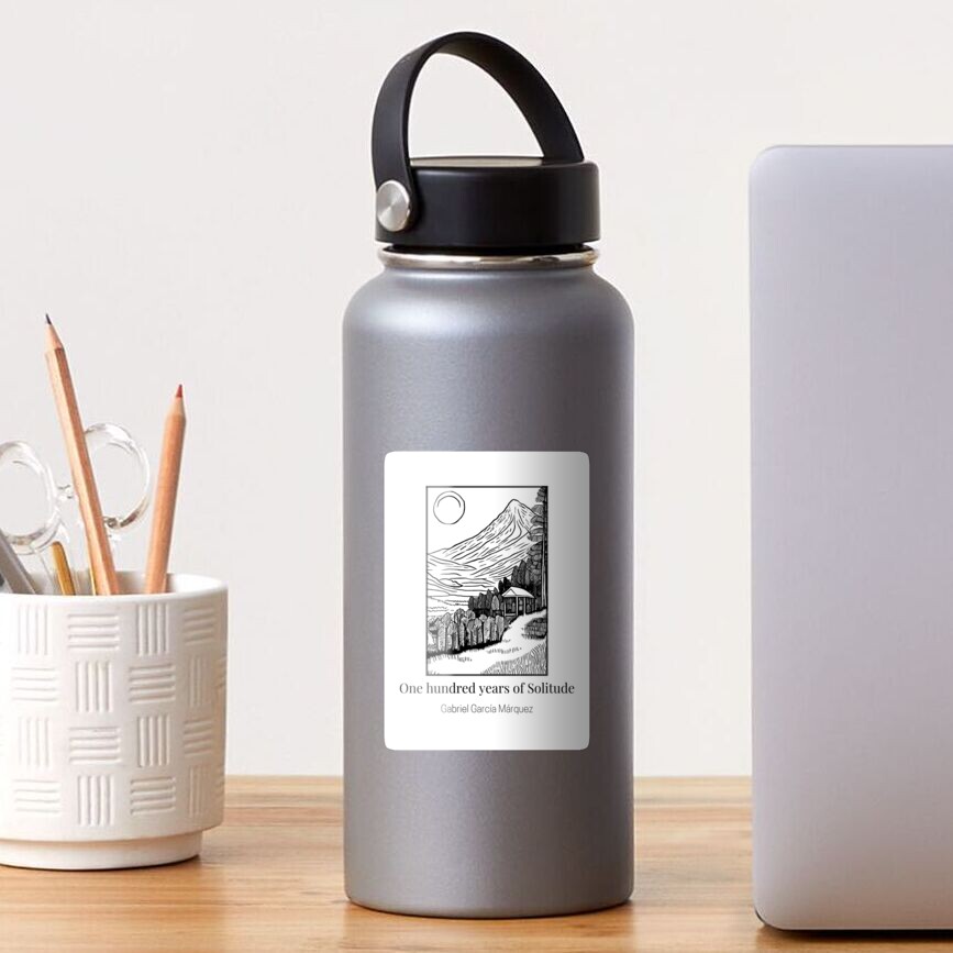 "One Hundred Years of Solitude Icon" Sticker by riauntila | Redbubble