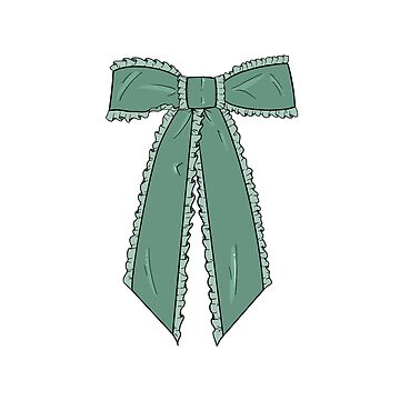 "Frilly Bow" Sticker for Sale by HeyDollFace | Redbubble