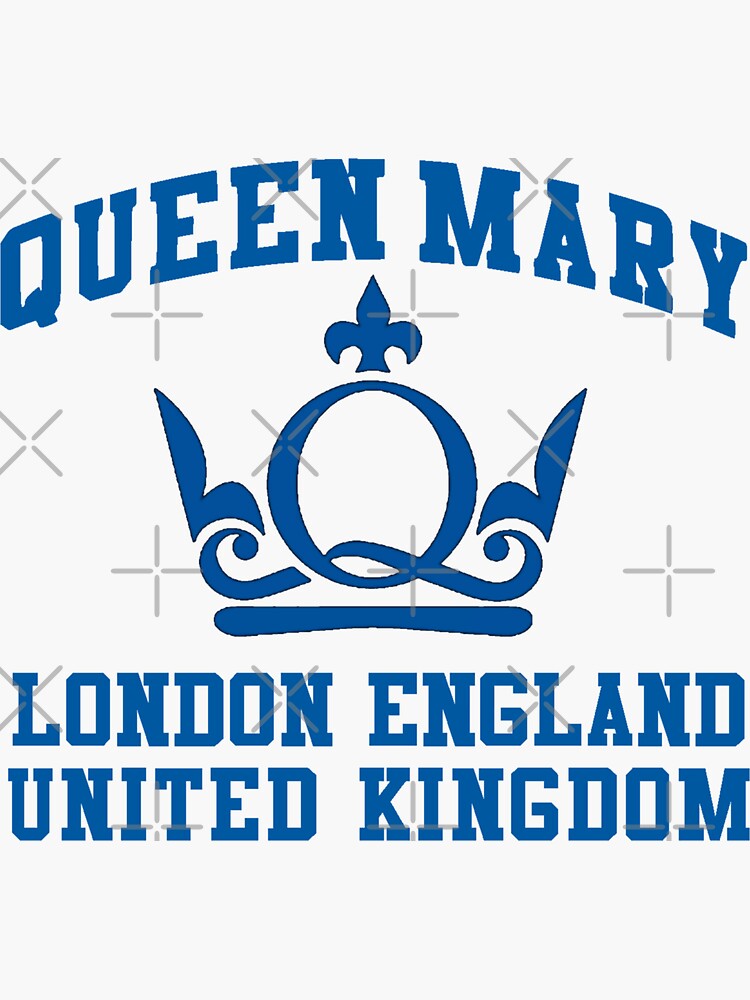 "Blue University of London Queen Mary " Sticker for Sale by BelovedUni ...