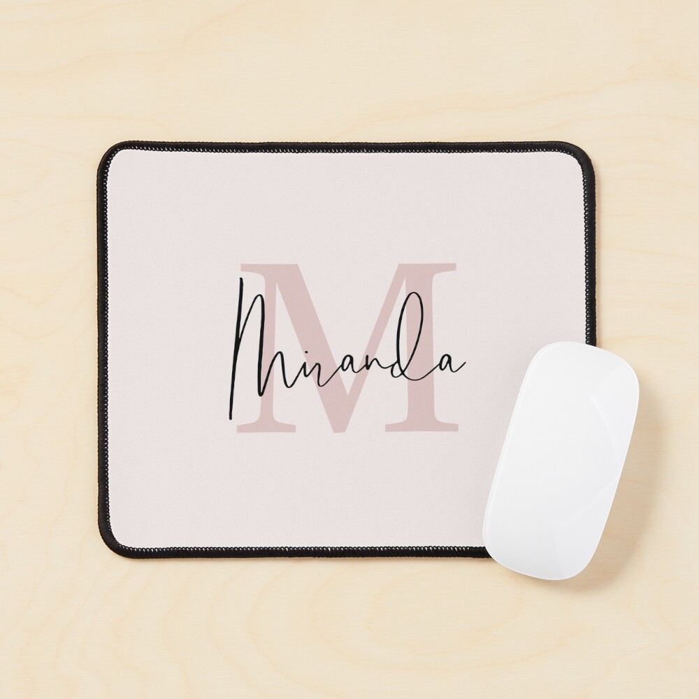 "Miranda - Custom name on black cursive font " Sticker for Sale by ...