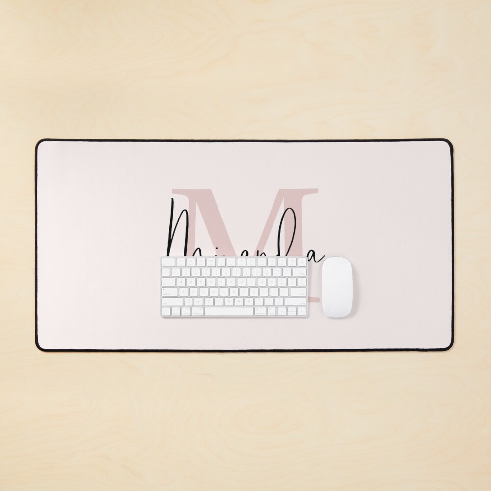 "Miranda - Custom name on black cursive font " Sticker for Sale by ...