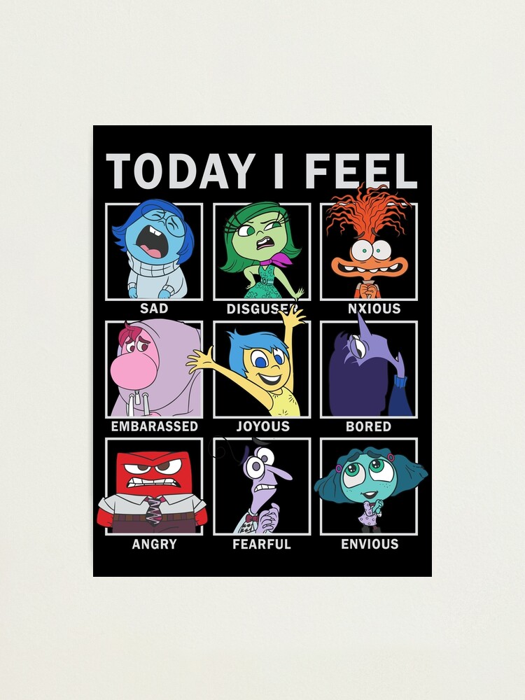 "Inside Out Today I Feel" Photographic Print for Sale by uhcaxaval ...
