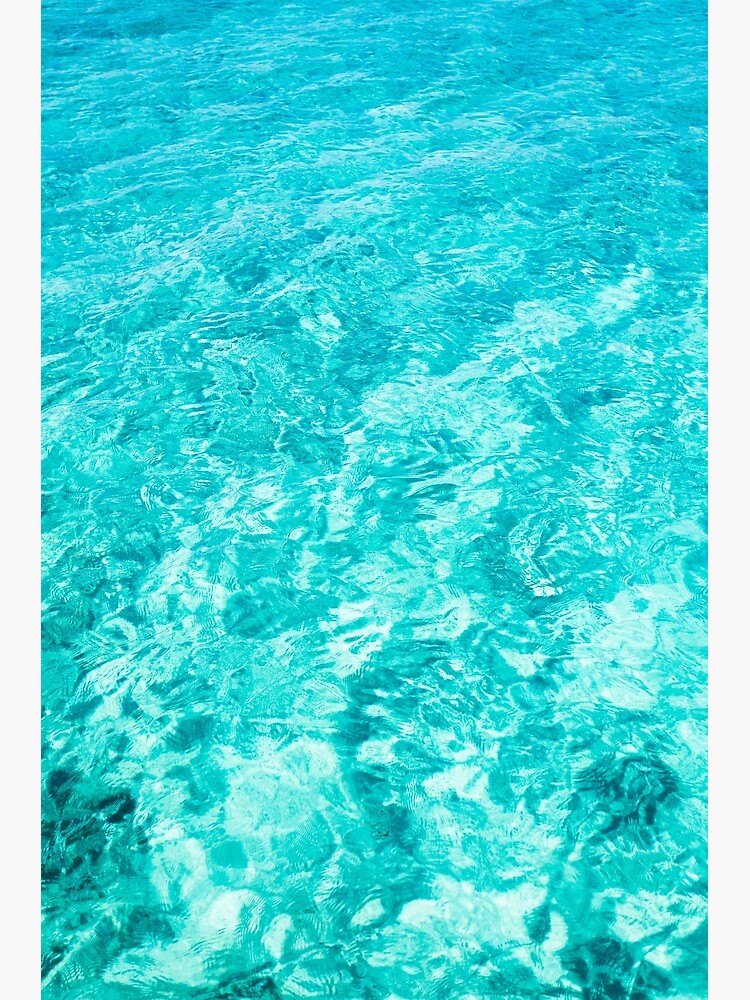 "Tropical Turquoise Blue Ocean Waves" Canvas Print for Sale by ...