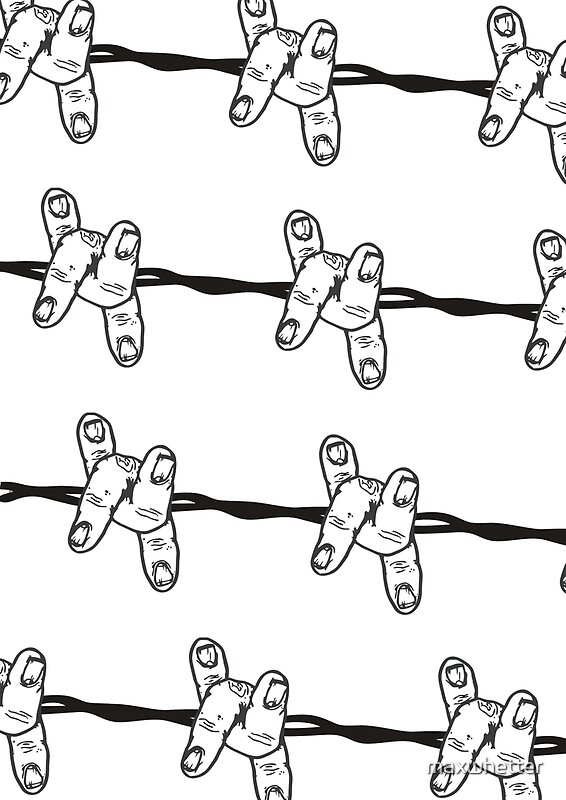 "Barb Wire Fingers" by maxwhetter | Redbubble