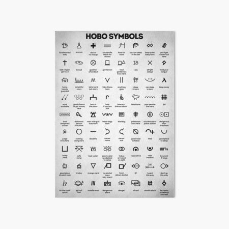 Hobo Symbols Worksheet