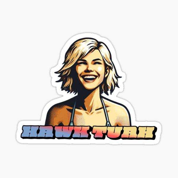 ""Hawk Tuah" Blonde Girl in Bikini | Unique Meme-inspired Gift Idea ...