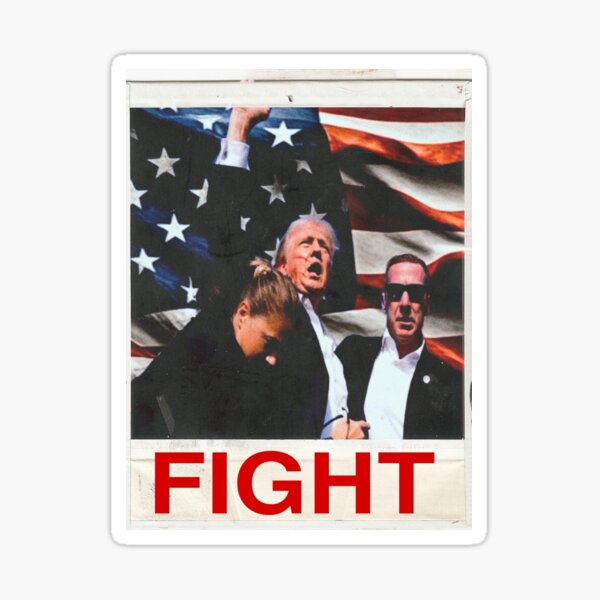 "Trump - Fight - Fight - Fight - Iconic Photo Assassination attempt ...